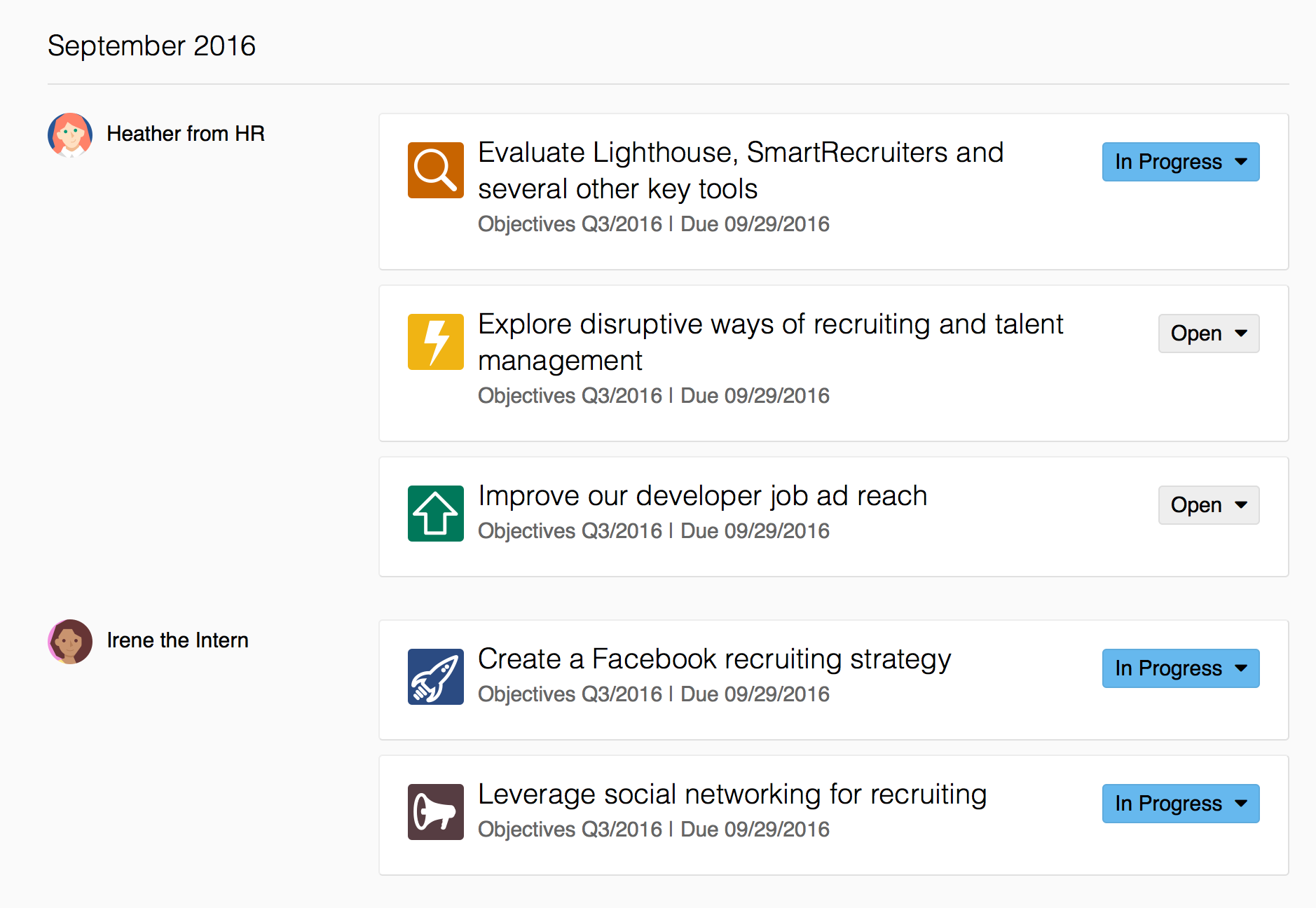 Goals and Objectives · Small Improvements