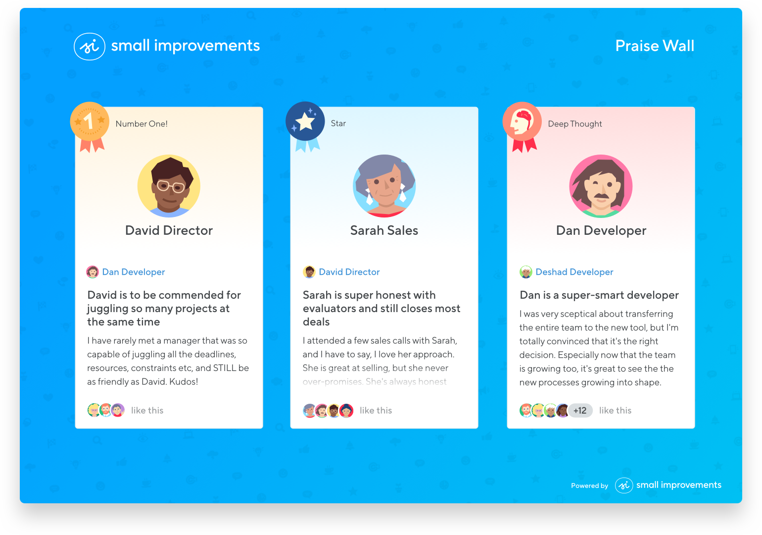 Praise · Small Improvements