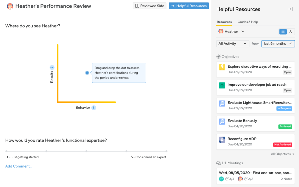 Performance Review Tool · Small Improvements